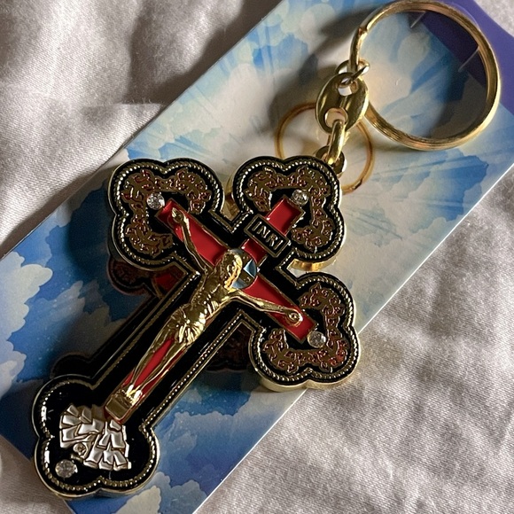 Jerusalem | Accessories | Vtg Jerusalem Heavy Crucifix Jesus On Cross ...
